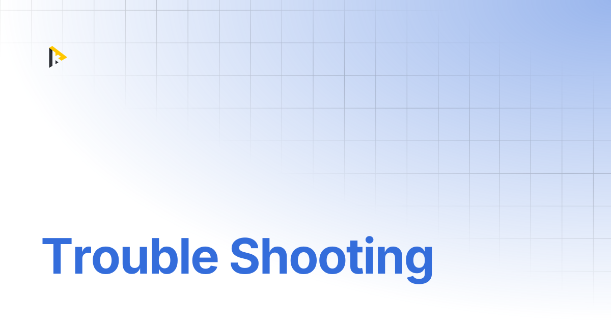 Trouble Shooting | 48 Club